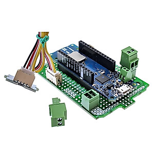 qBoxMini AMC DIY IOT Enclosure Kit (Two SMAs), IOT Enclosure for Arduino MKR ESP32 Cellular LoRa WiFi Board, Waterproof IP65 Enclosure with Glands, prototyping PCB connectors Set and Two SMAs