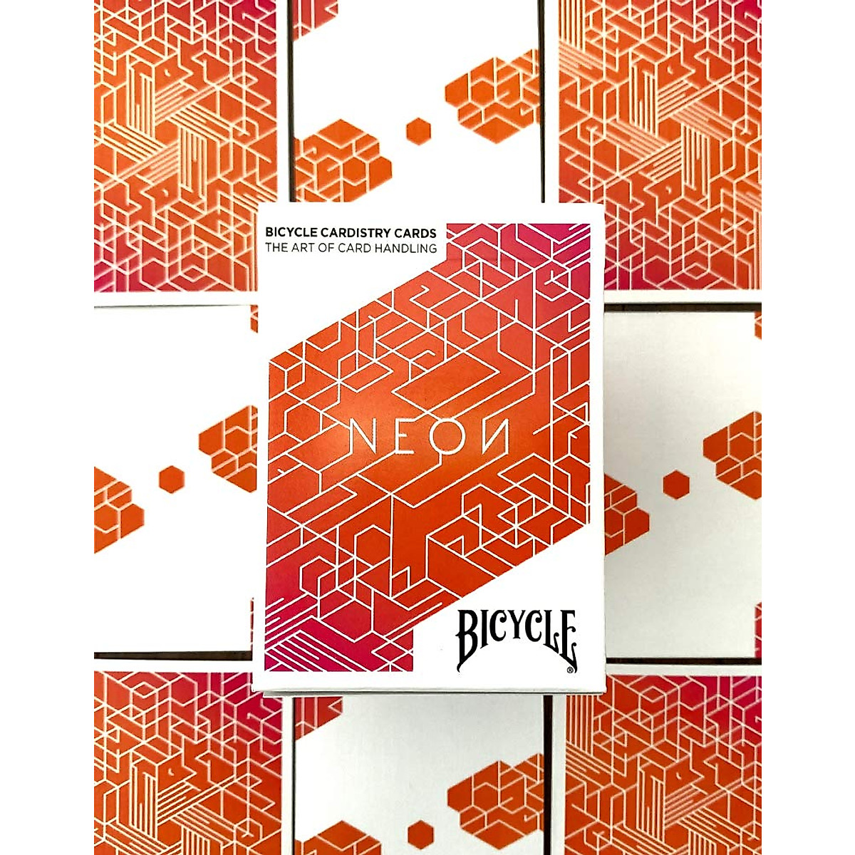 Bicycle Neon Blue Aurora Cardistry Deck (Not A Playable Deck)