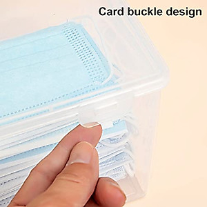 Grey990 Storage Face Cover Storage Box Multi-functional Waterproof Clear Versatile Wet Wipe Container for Bedroom