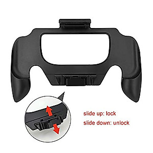 SANON Grip Type Protective Cover Hand Grip with Back Bracket Compatible with Switch Lite Console