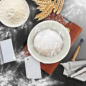 Yebicola Set of 2 Sourdough Banneton Basket, 10 Inch Round & Oval Proofing Baskets for Bread Baking with Bread Lame Dough Scraper Whisk, Sourdough Starter Kit for Home Kitchen Sourdough Bread Making