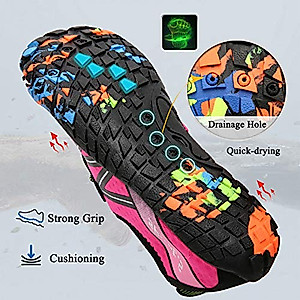 Water Shoes Men,Mens Water Shoes,Water Shoes for Women,Mens Womens Beach Shoes,Aqua Shoes,Swim Shoes,Pool Shoes,Barefoot Shoes,Water Shoes Quick Dry,Boating Fishing Diving with Yoga Water Aerobics