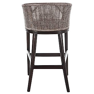 Safavieh Home Collection Brando Brown 28-inch Bar Stool