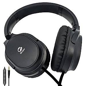 Conners Clinic EMF Radiation-Free Air Tube Over-Ear (Black Headphones) [2024 Model Upgrade]