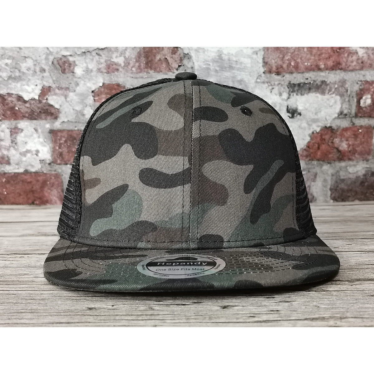 Classic Camo Flat Bill Brim Snapback Hat Visor Mesh Hats for Men Women, Hip Hop Baseball Cap Adjustable Dad Hat Trucker Hat Unisex