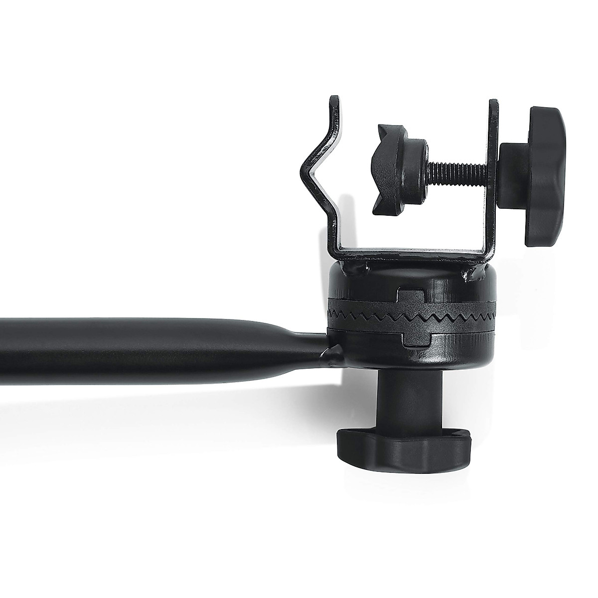 Gator Frameworks Adjustable Clamp-On Angled Mini Interlocking Design 9 Inch Boom Arm (GFW-MIC-CLMPBM9)