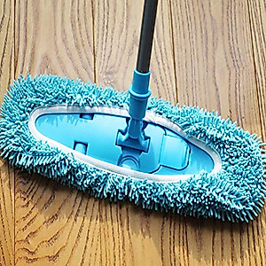 MOFLYS 3 Pairs/ 6PCS Mop Slippers, Microfiber Dust Mop Shoes Multifunction Floor Cleaning Shoe Covers Hair Cleaner Foot Socks Caps