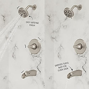 Pfister Jaida Tub & Shower Trim Kit with Restore Technology, Valve and Cartridge Included, 1-Handle, Tuscan Bronze Finish, 8P8WS2JDSY