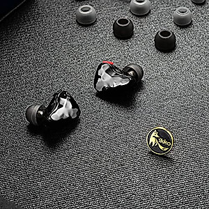 Ikko OH10 in-Ear Monitor, Detachable Design in-Ear Headphone/Earphone,10mm Dynamic Drive + Knowles 33518 Balanced Drive Dual Hybrid