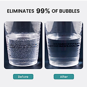 Resiners Resin Bubble Remover, Quickly Remove 99% Bubble within 9 Minutes, 95kPa Vacuum Degassing Chamber, Compact Size Epoxy Resin Airless Machine for Arts Crafts Jewelry Making (Patented)