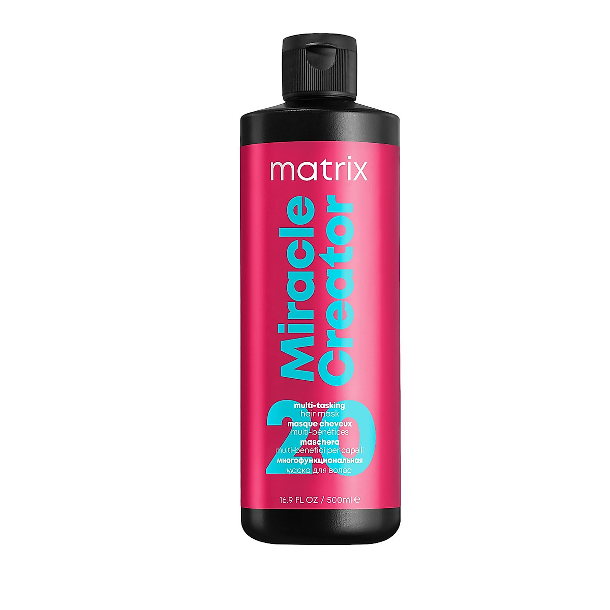 Matrix Miracle Creator Hair Mask - Moisturizing and Detangling, Nourishes, Revitalizes & Strengthens, For Natural, Curly, Damaged Hair, 16.9 Fl Oz