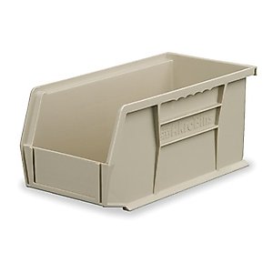 Akro-Mils / Myers Industries - 30220STONE - Hang and Stack Bin, Stone, 7-3/8 Outside Length, 4-1/8 Outside Width, 3 Outside Height