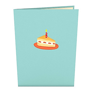 Lovepop Feliz Cumpleaos Pop Up Card, 3D Birthday Greeting Card, 5" W x 7" H