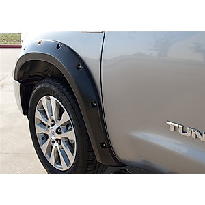 Lund RX602SA Elite Series Black Rivet Style Standard Front Fender Flare - 2 Piece
