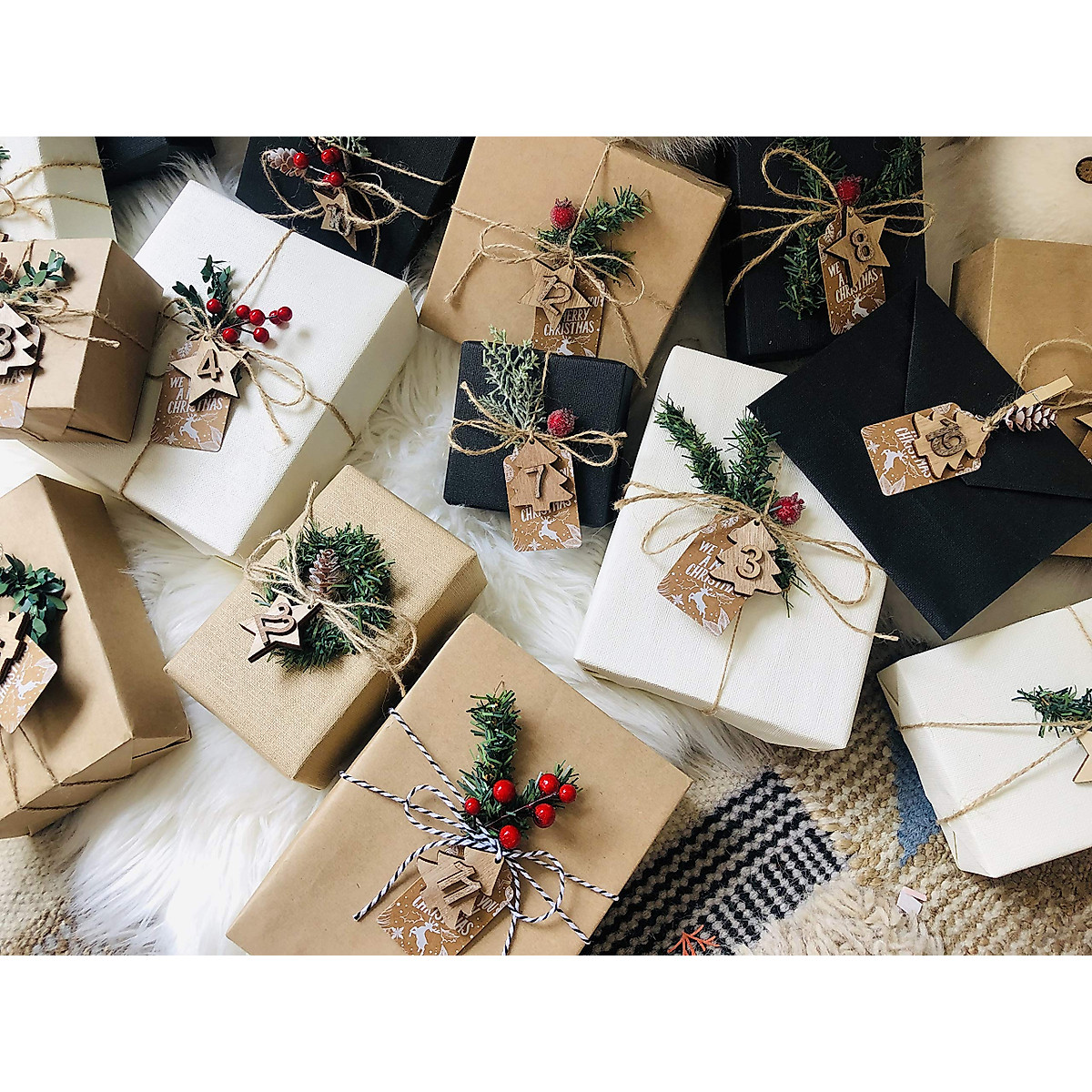 RUSPEPA Black Kraft Paper Roll - 18 inches x 100 feet - Recyclable Paper Perfect for for Crafts, Art, Wrapping, Packing, Postal, Shipping, Dunnage & Parcel