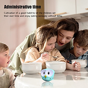 MOSHOU Cute Eagle Kitchen Timer,100% Mechanical Timer for Kids, 55 Minutes Wind up Timer 360 Degree Rotating Timer for Cooking/Reading/Do Sports (Blue)