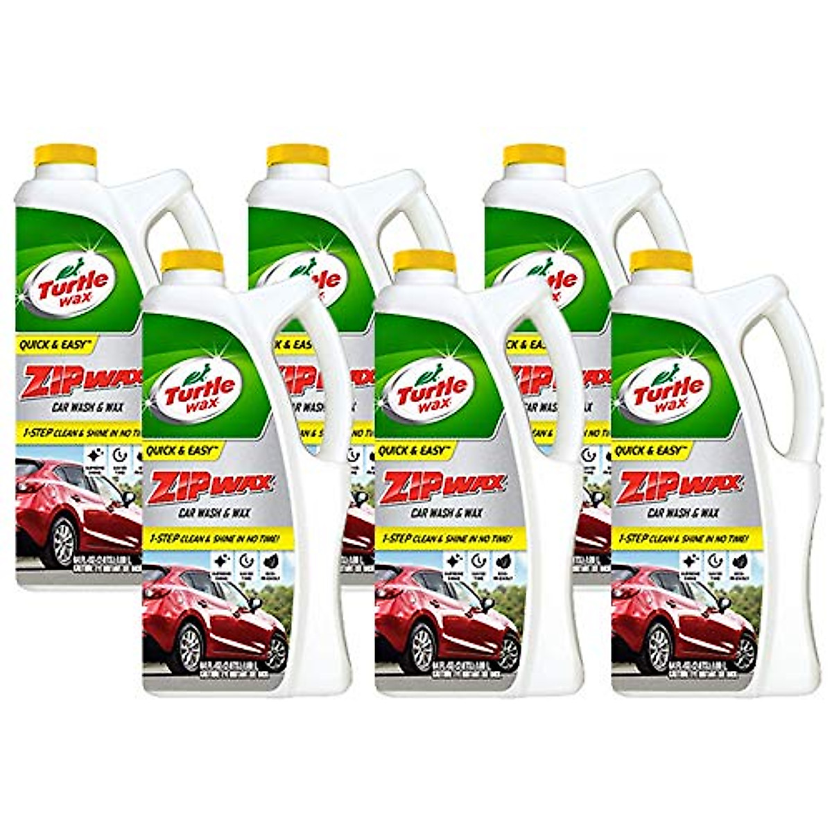 Turtle Wax Zip Wax Liquid Car Wash (64 oz.) - Pack of 6