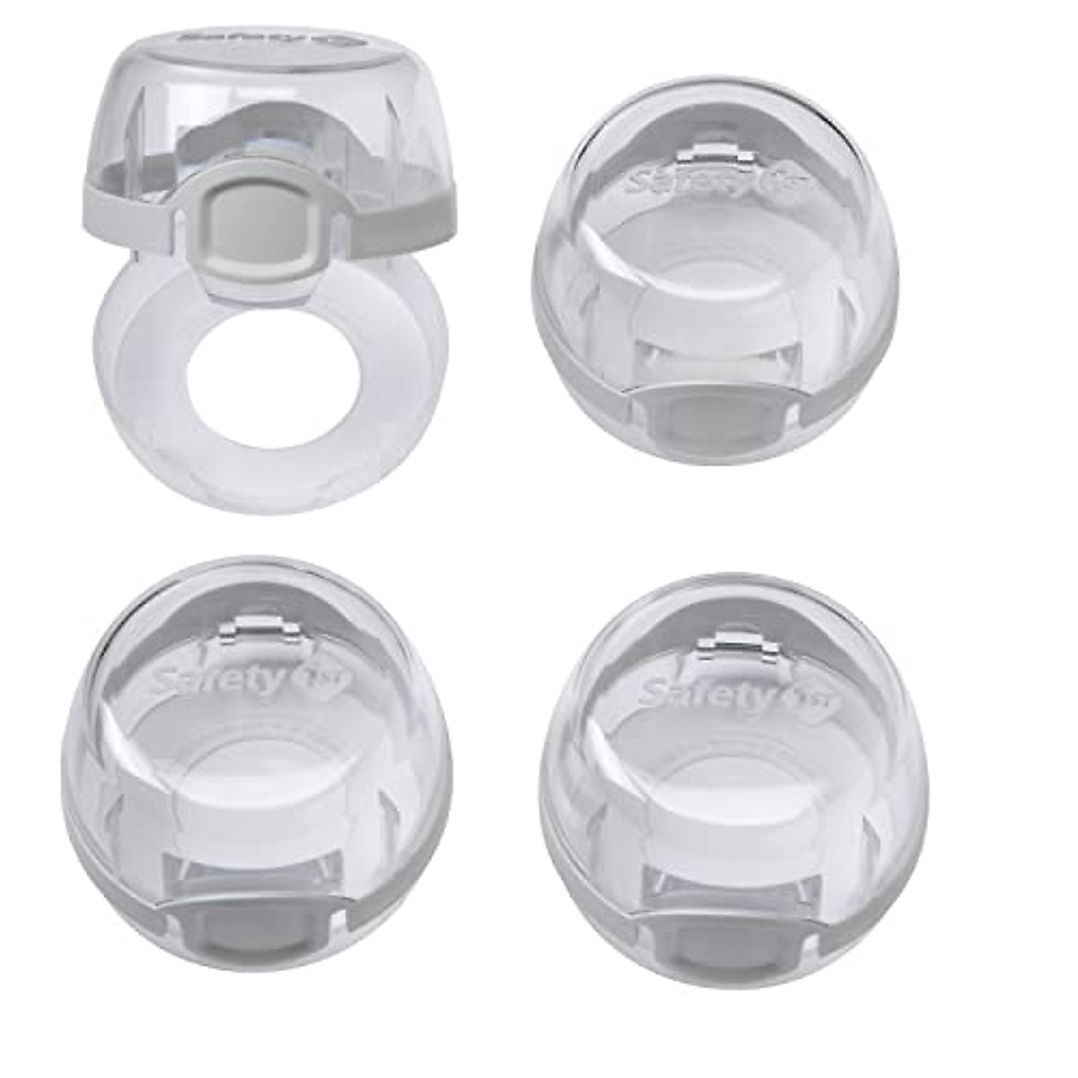 Safety 1st Room Solutions: No-Tools Baby Proof Deluxe Kitchen Safety Kit - Includes Outlet Plugs, Stove Knob Covers, Cabinet, Drawer, Door locks, and More