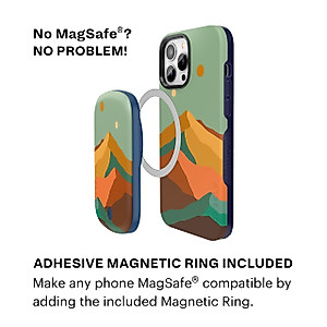 Casely Power Pod | MagSafe Compatible Battery Pack | Endless Peaks | Colorblock Mountain Power Pod (5,000 mAh)