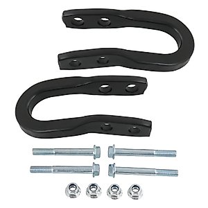 JDMSPEED New Recovery Hooks Tow Hooks Black Set 23253074 Replacement For Colorado GMC Canyon 2015-2019