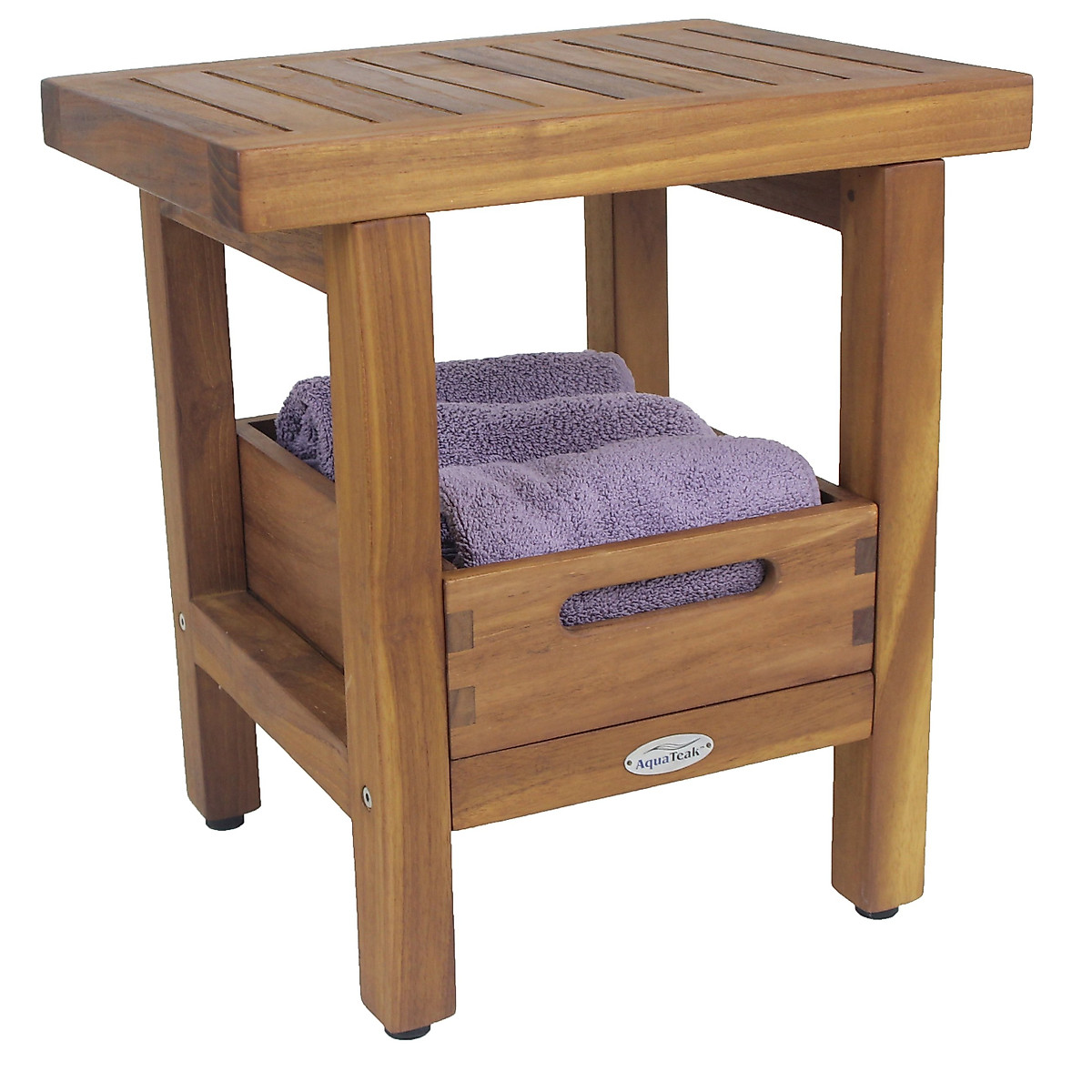 AquaTeak The Original Moa Teak Small Storage Tray