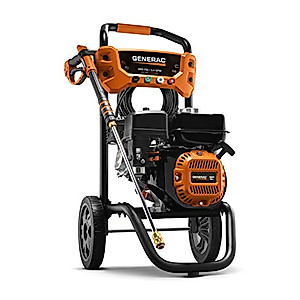 Generac 8874 2900 PSI 2.4 GPM Gas-Powered Residential Pressure Washer - Efficient Cleaning Power - Versatile Attachments, Reliable Performance - 50-State/CARB Compliant