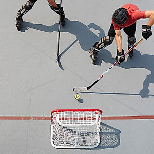 Franklin Sports NHL Mini Steel Street Hockey Goal - Kids Mini Skills Street Hockey Net - 28" x 20" - Perfect Youth Training Goal