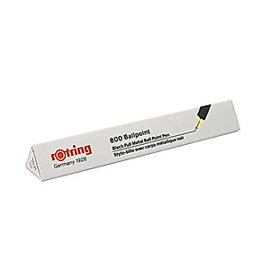 rOtring 800 Retractable Ballpoint Pen, Medium Point, Black