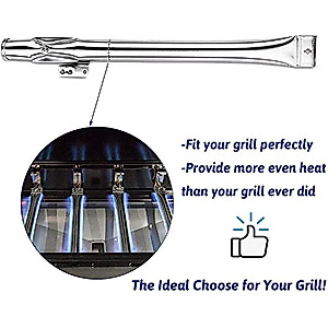 Utheer Grill Replacement Parts for Home Depot Nexgrill 720-0830H, 5 Burner 720-0888 720-0888N 720-0888S Gas Grill, Included 5 Grill Burner Tube, 5 Heat Plates, 2 Cooking Grate and 5 Ignitor Wire Kit