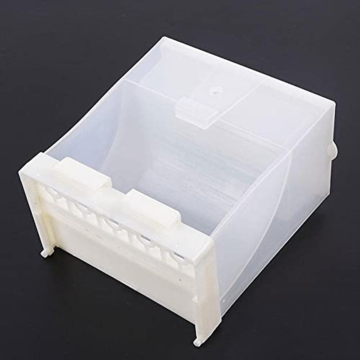 EVERDAZZLbaby 2Pcs Automatic Bird Feeder Seed Food Container in Cage No Mess Hanging Feeding Bowl for Budgerigar Canary Cockatiel Finch Parakeet