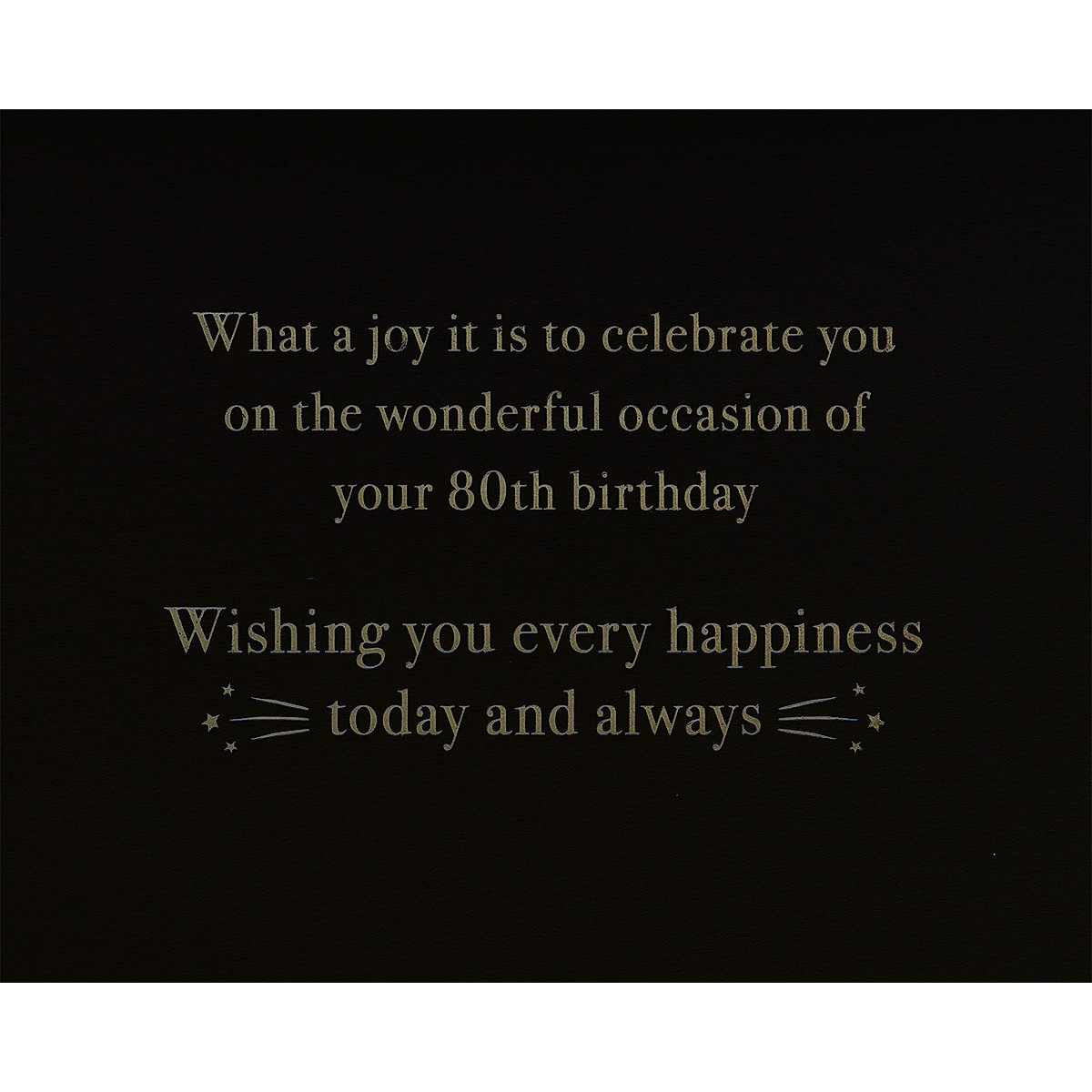 Papyrus 80th Birthday Card (Wishing You Every Happiness)