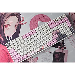 Two-Dimensional PBT Sublimation Original Factory extensive Universal Mechanical keycaps (Midouzi keycap 135 Keys)