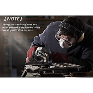 BAILUK Wire Wheel Cup Brush Set,0.012-Inch Coarse Crimped Carbon Steel,Die Grinder Wire Brush for Drill,1/4In Hex Shank,Wire Drill Brush Set (32 Pack)