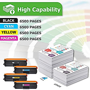 Aztech Compatible Toner Cartridge Replacement for Brother TN436 TN-436 Toner for MFC-L8900CDW HL-L8360CDW HL-L8260CDW MFC-L8610CDW MFC-L9570CDW Printer (Black Cyan Magenta Yellow, 4-Pack)