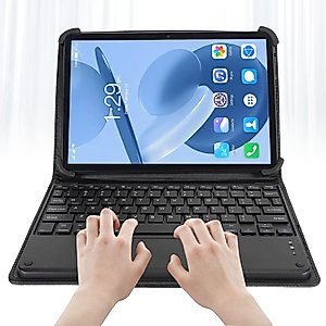 DAUERHAFT Tablet, 100‑240V Octa Core CPU Portable 5.0 8GB RAM 256GB ROM Front 8MP Rear 16MP 2 in 1 Tablet for Working (US Plug)