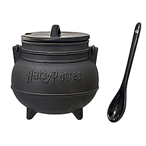 Harry Potter - 48013 Harry Potter Cauldron Soup Mug with Spoon, Standard, Black