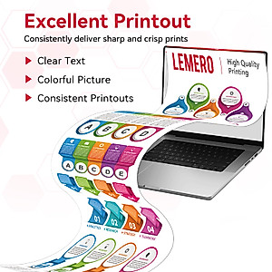 LEMERO 054H 054 Compatible Toner Cartridge Replacement for Canon 054H 054 CRG-054 High Yield to use with Color ImageCLASS MF642Cdw MF644Cdw MF640C MF641Cw LBP622Cdw LBP620 (Black/Cyan/Magenta/Yellow)