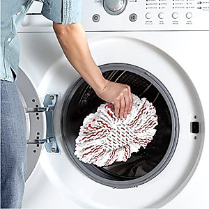 O-Cedar EasyWring Deep Clean Refill (4-Pack) | 40% More Cleaning Power | Microfiber Mop Refill Compatible with O-Cedar EasyWring Spin Mop & Bucket System