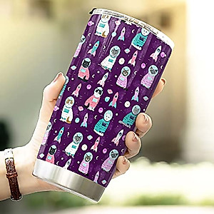 20oz Tumbler Funny Cat Gifts For Women Cat Lovers Girls Kids - Cats Love Skull Cats Gifts For Wife Mom Grandma Coworker - Birthday Gifts for Her Cat Tumbler with Lid Double Wall Insulated Coffee Mug