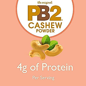 PB2 Powdered Cashew Butter - Cashew Powder with No Added Sugar or Salt [1lb Jar]