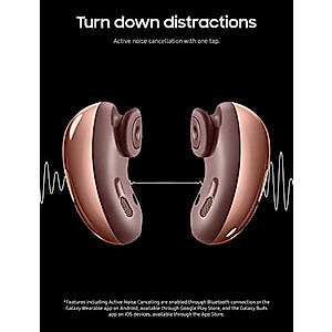 Samsung Galaxy Buds Live True Wireless Earbud Headphones - Mystic Bronze (Renewed)