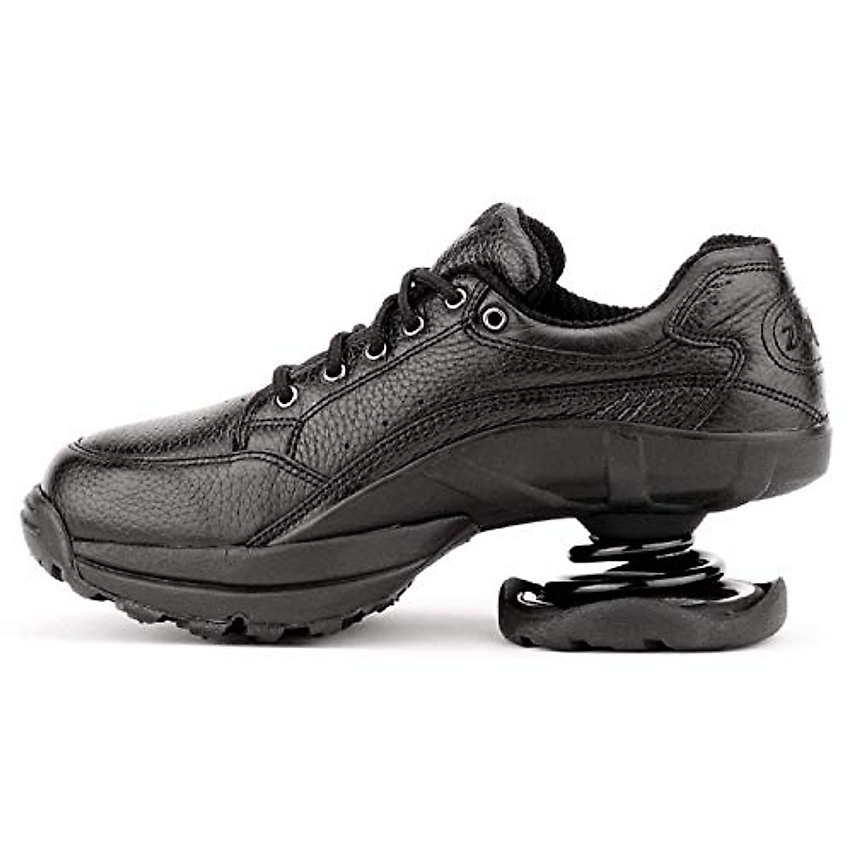 Z-CoiL Women's Legend Rugged Outsole Black Leather Shoe (Black, Numeric_7)