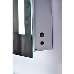 Miseno MMC3026LED MMC3026LED 30" W x 26" H Rectangular Frameless Wall Mounted Medicine Cabinet with LED Lighting