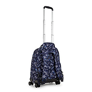 Kipling New Zea 15" Printed Laptop Rolling Backpack Surf Sea Prt
