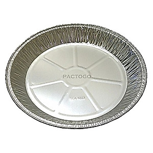 Handi-Foil 12" Aluminum Foil Pie Pan Extra-Deep Disposable Tin Plates (Pack of 12)