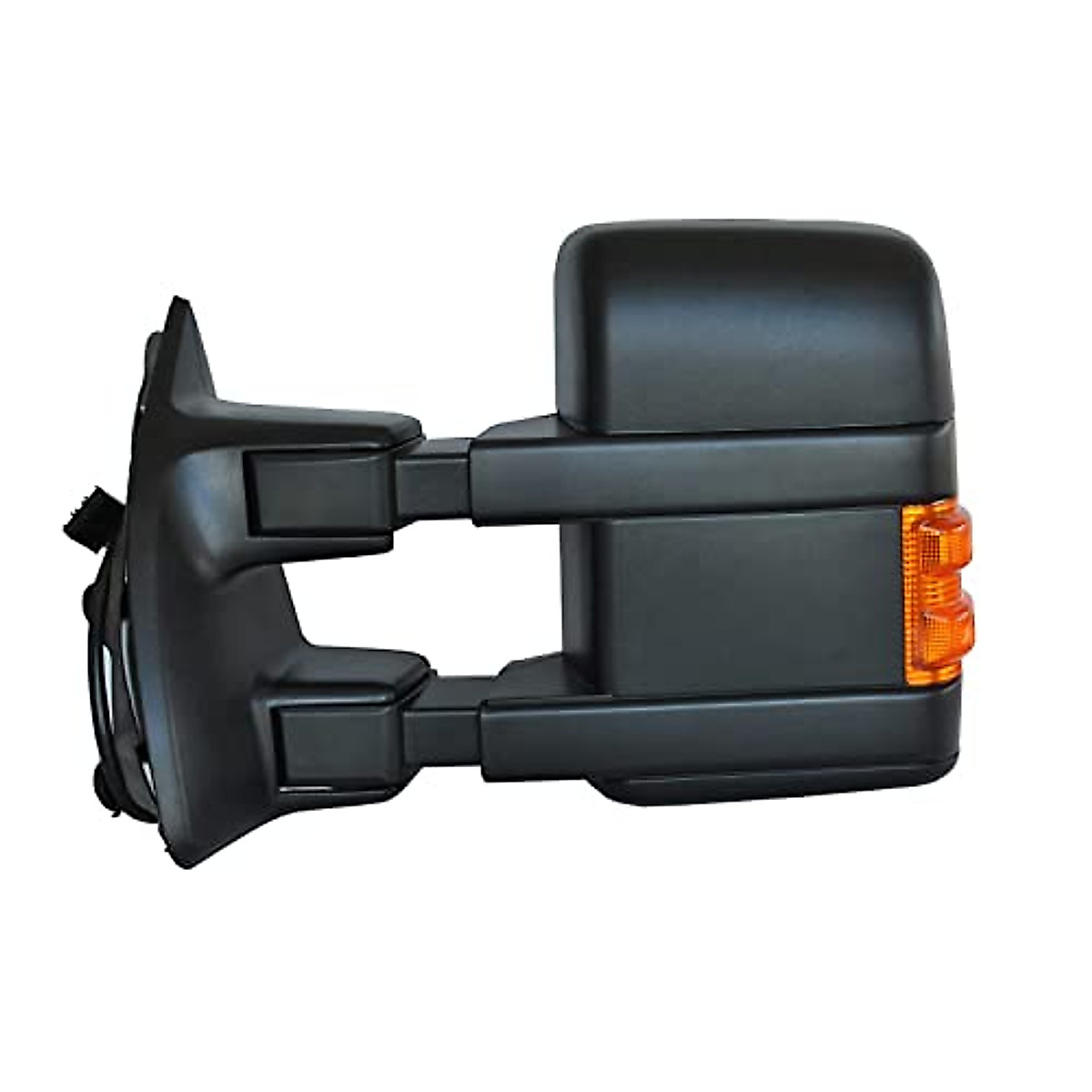 SONTIAN Towing Mirrors Replacement For 2008-2016 Ford F-250/F-350/F-450 Super Duty Truck Power Heat Turn Signal Black Extendable Pair Set