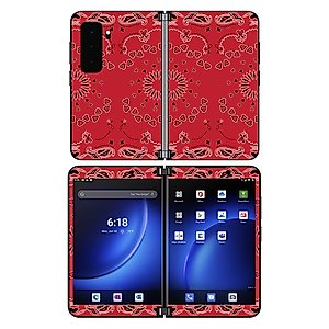 MightySkins Skin Compatible with Microsoft Surface Duo 2 - Bandana | Protective, Durable, and Unique Vinyl Decal wrap Cover | Easy to Apply, Remove, and Change Styles | Made in The USA