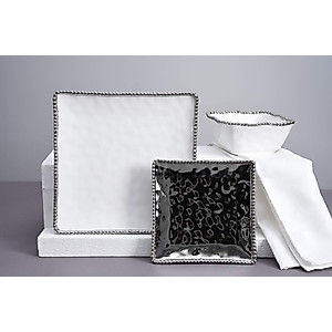 Pampa Bay Set the Table Square Cereal/Soup Bowl