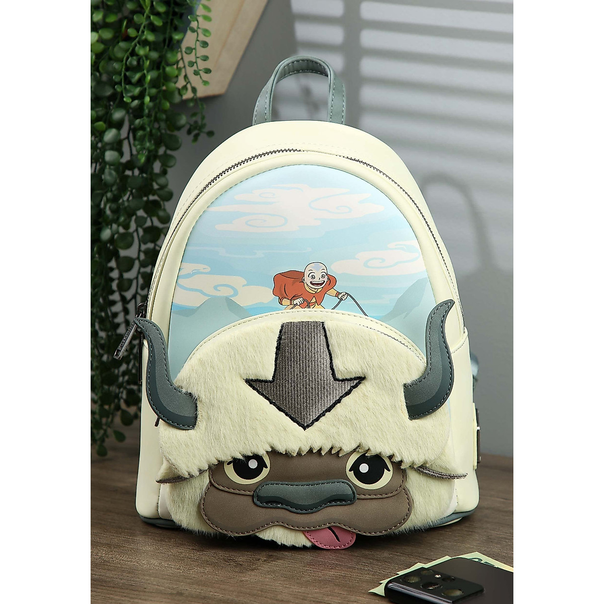 Loungefly Nickelodeon Avatar Aang Appa Cosplay Womens Double Strap Shoulder Bag Purse