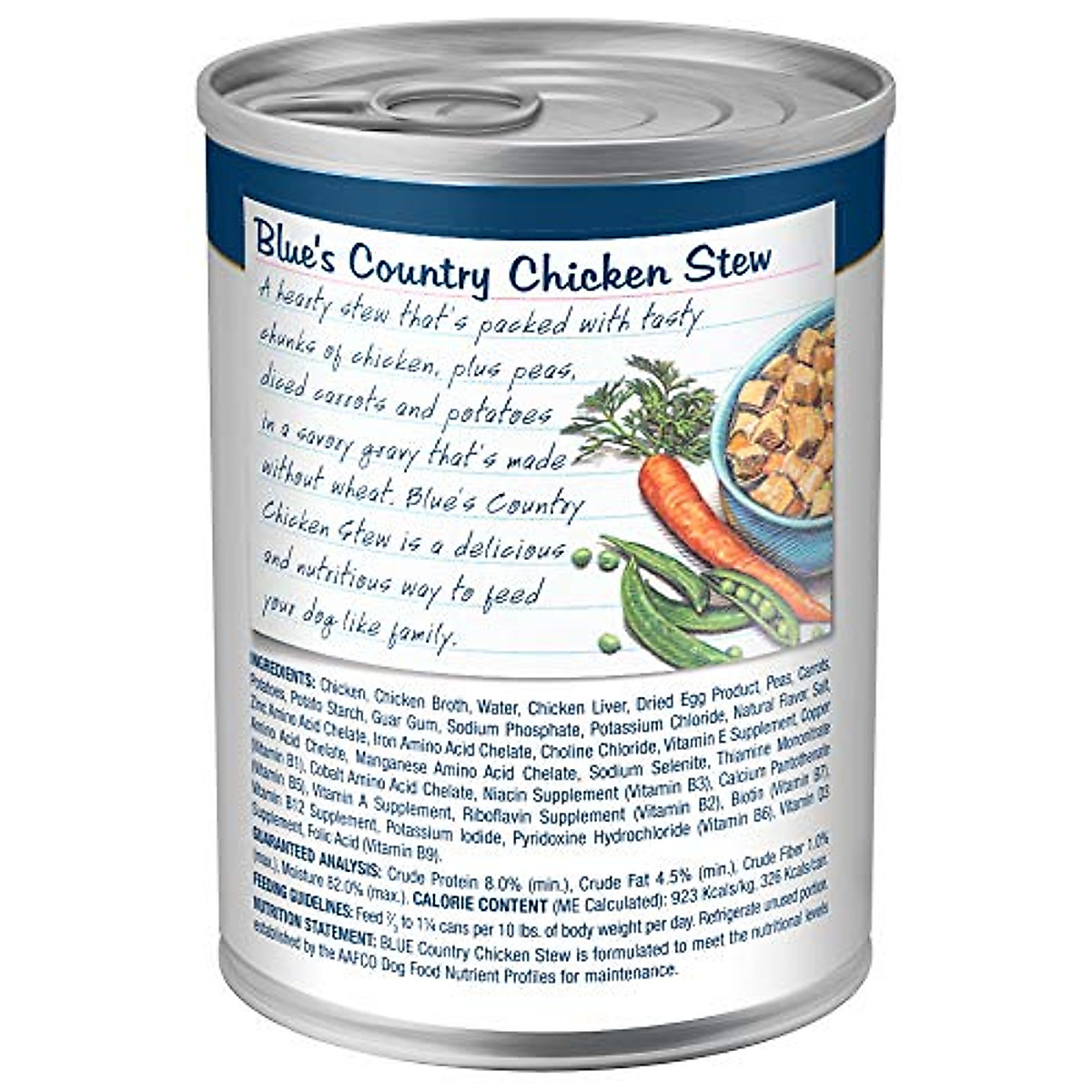 Blue Buffalo Blue's Stew Natural Adult Wet Dog Food, Chicken Stew 12.5-oz can (Pack of 12)